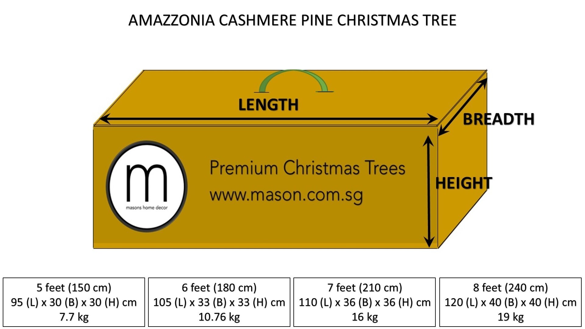 amazzonia christmas tree dimensions and weight - Christmas Tree ...
