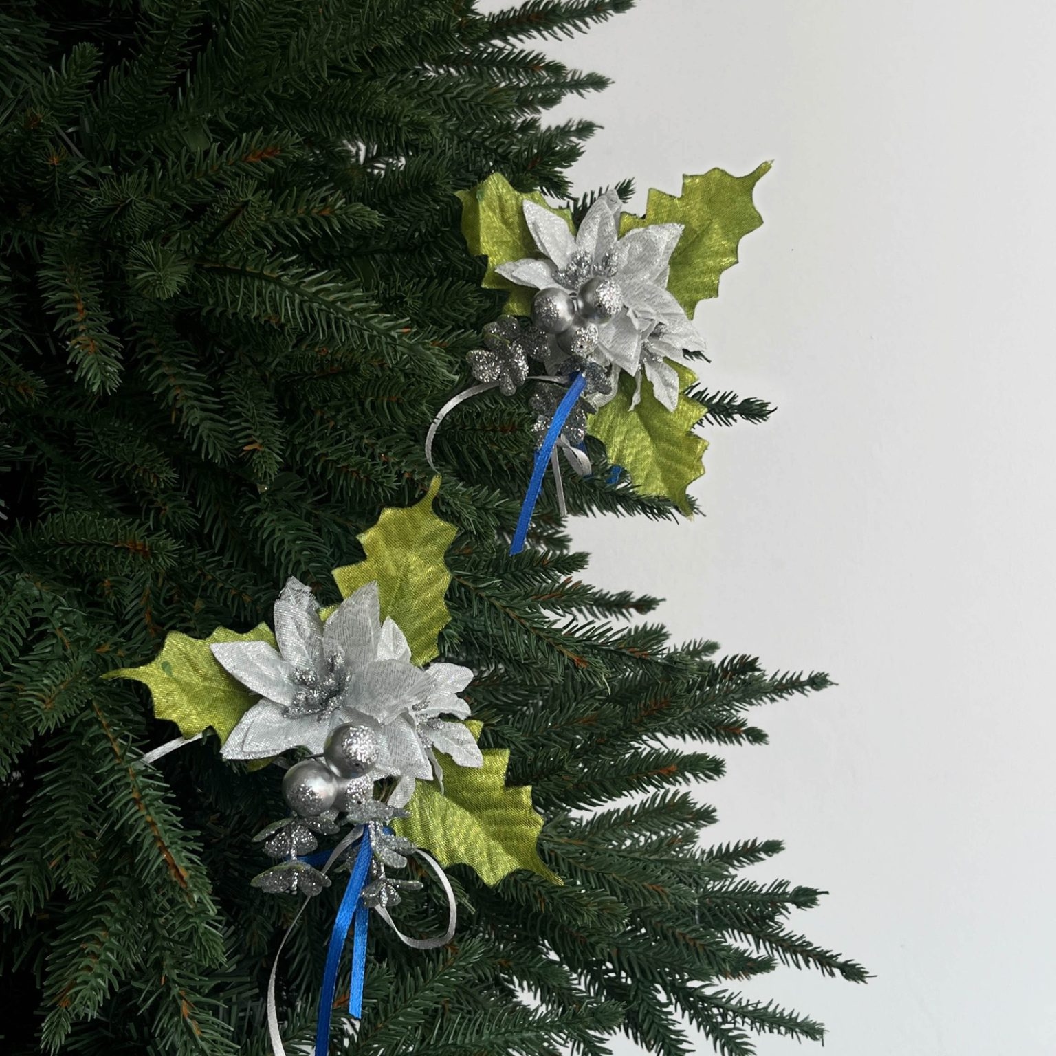 Festive Tree Pick - Silver by Masons Home Decor